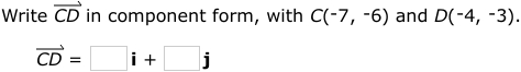 IXL - Find the component form of a vector (Precalculus practice)