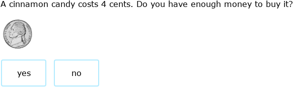 IXL | Purchases - do you have enough money - up to $1 | 3rd grade math