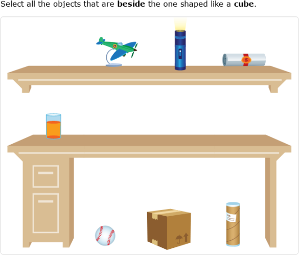 IXL | Beside and next to | 2nd grade math