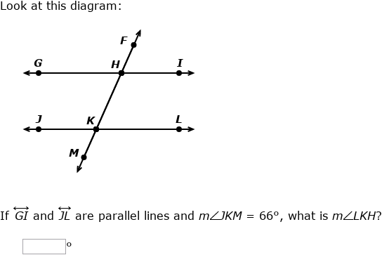 IXL | Transversals of parallel lines: find angle measures | 8th grade math
