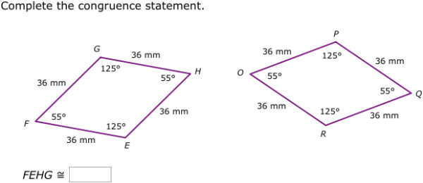 IXL | Congruence statements and corresponding parts | 7th grade math