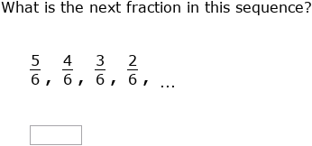 IXL | Addition and subtraction patterns with fractions | 5th grade math