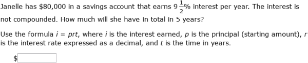 IXL - Simple interest: calculate amount of interest or total amount ...