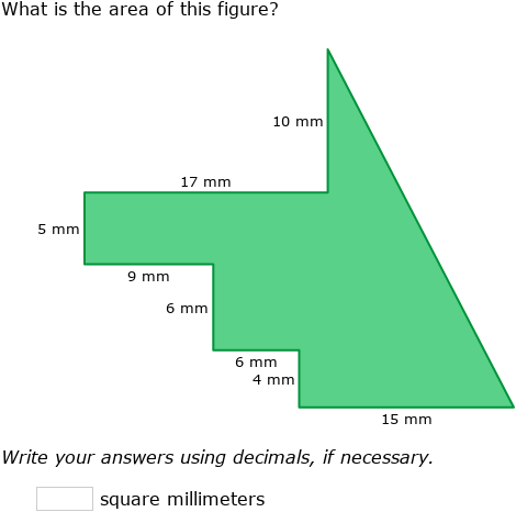IXL | Area of compound figures with triangles | 6th grade math