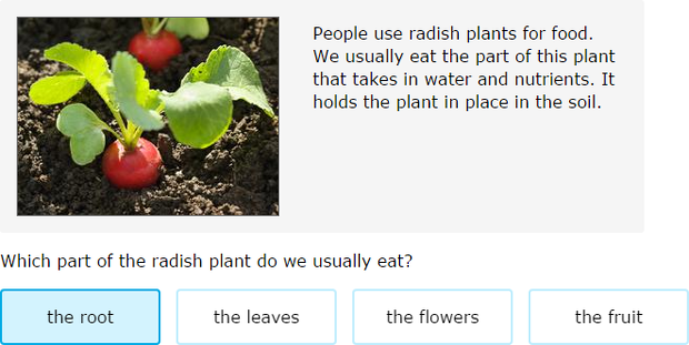 IXL - Classify fruits and vegetables as plant parts (4th grade science ...