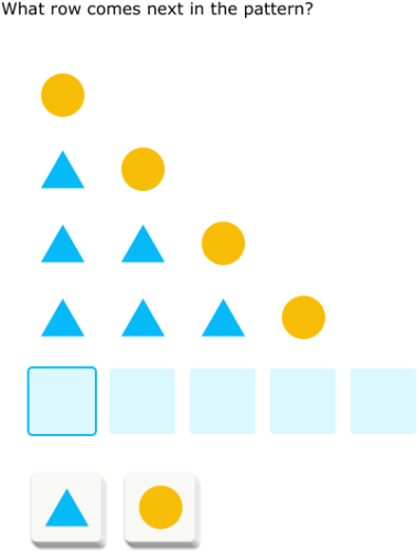 IXL | Find the next row in a growing pattern | 2nd grade math