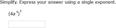 IXL | Simplify expressions using properties of exponents | 8th grade math