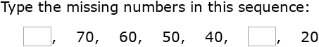 IXL | Sequences up to 120 - count back by 10 | 1st grade math