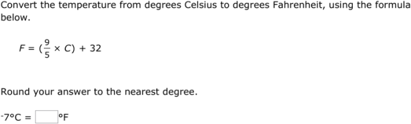 IXL | Convert between Celsius and Fahrenheit | 8th grade math