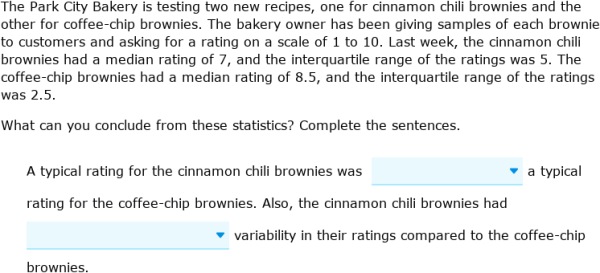 IXL | Interpret median and interquartile range | 6th grade math
