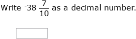 IXL | Convert between decimals and fractions or mixed numbers | 7th ...