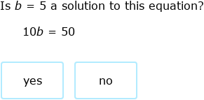 IXL | Does x satisfy an equation? | 5th grade math