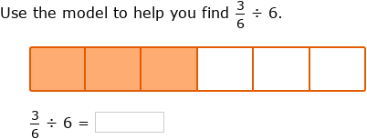 IXL | Divide fractions by whole numbers using models | 6th grade math
