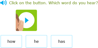 IXL | Read sight words: he, pretty, she, they, was | 2nd grade language ...