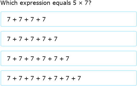 IXL | Relate addition and multiplication | 1st grade math