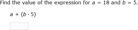IXL | Evaluate variable expressions involving multiplication | 6th ...