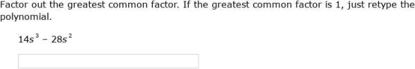 IXL | Factor out a monomial | 8th grade math