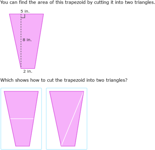IXL | Understanding the area of a trapezoid | 5th grade math
