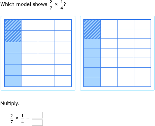 IXL | Multiply a unit fraction and a non-unit fraction using models ...