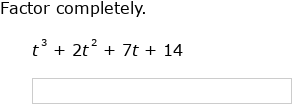 IXL | Factor by grouping | 8th grade math
