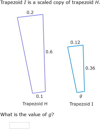 IXL - Scaled polygons (Geometry practice)
