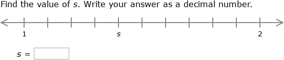 IXL | Identify tenths on number lines | 6th grade math