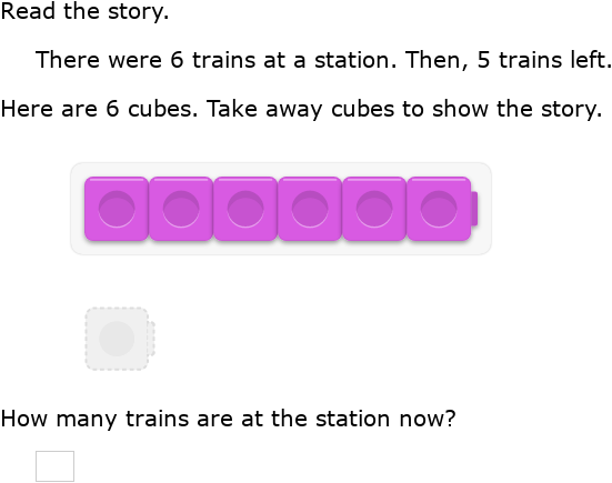 IXL | Use cube trains to solve addition and subtraction word problems ...