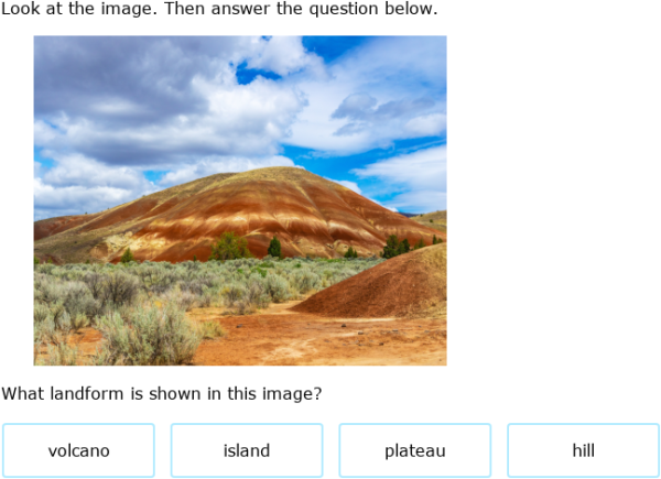 IXL | Identify Earth's land features using photographs | 7th grade ...