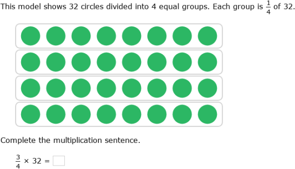 IXL | Multiply fractions by whole numbers using arrays | 5th grade math