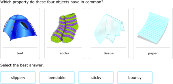 IXL | Compare properties of objects | 2nd grade science
