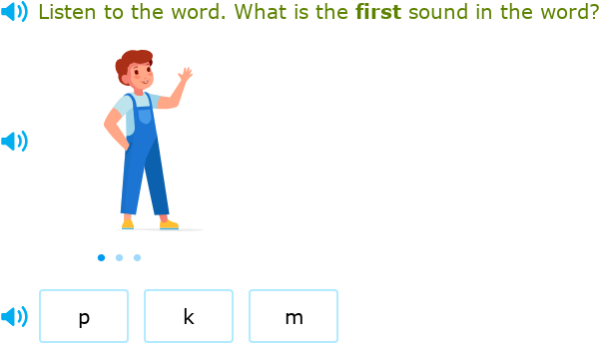 IXL | Identify the first, second, and last sound in a word ...