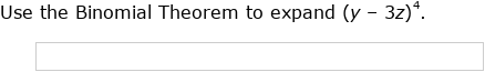 IXL - Binomial Theorem II (Algebra 2 practice)