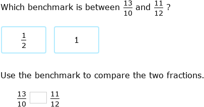 IXL | Compare fractions using benchmarks | 3rd grade math