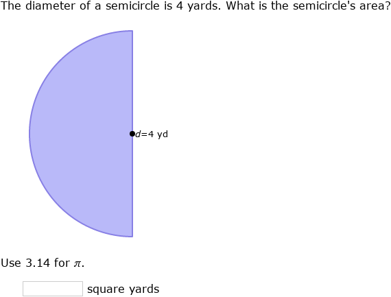 IXL | Area of semicircles and quarter circles | 7th grade math