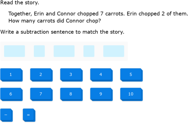 IXL | Subtraction sentences for "take apart" word problems - up to 10 ...