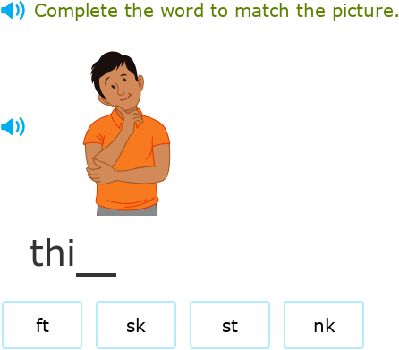 IXL | Complete the word with the right final consonant blend | 1st ...