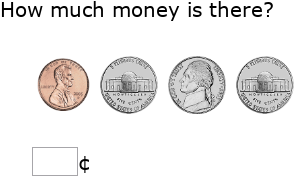IXL | Count pennies, nickels, dimes, and quarters | 1st grade math