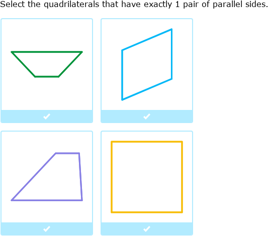 IXL | Attributes of quadrilaterals | 3rd grade math