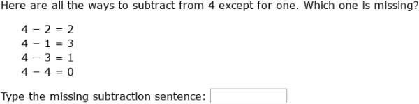 IXL | Ways to subtract: subtraction sentences up to 10 | 3rd grade math