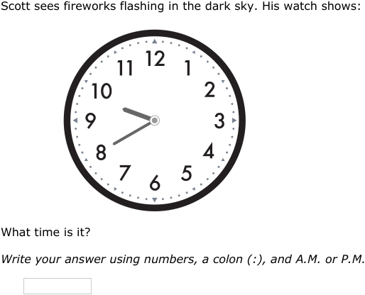 IXL | A.M. or P.M. | 3rd grade math
