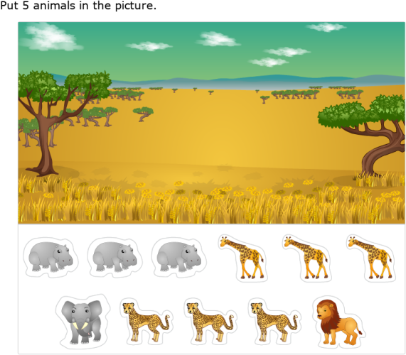 IXL | Count out stickers - up to 10 | Pre-K math