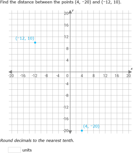IXL | Find the distance between two points | 8th grade math