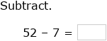 IXL | Subtract a one-digit number from a two-digit number | 2nd grade math