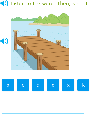 IXL | Spell the short o word | 3rd grade language arts