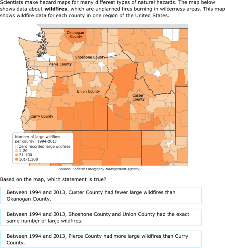 IXL | Analyze natural hazard maps | 6th grade science
