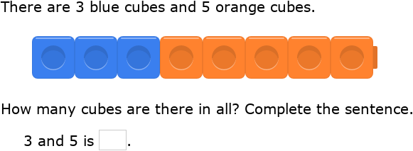 IXL | Put together numbers using cubes - sums up to 10 | Kindergarten math