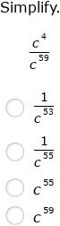 IXL - Divide two powers: integer bases (Algebra 1 practice)