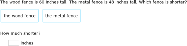 IXL | Compare lengths: word problems | 3rd grade math