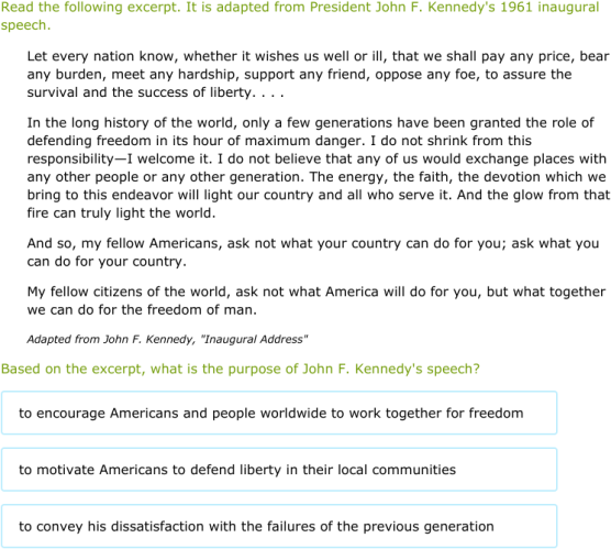 IXL | Analyze rhetorical strategies in historical texts: set 1 | 9th ...