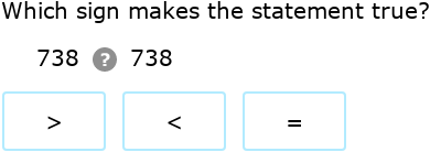 IXL | Compare numbers up to 1,000 using symbols | 1st grade math